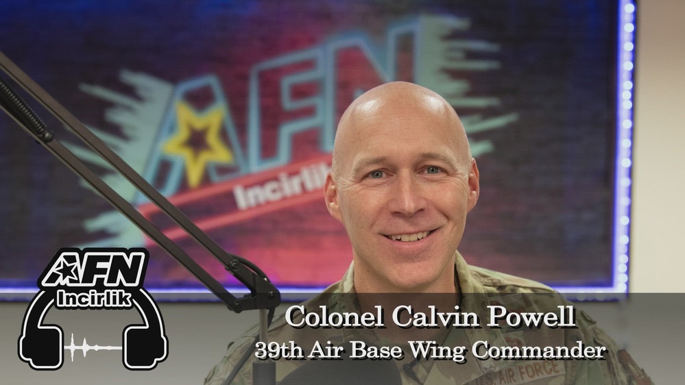 DVIDS - Video - AFN Incirlik Audiogram: Col. Calvin Powell, 39th Air ...