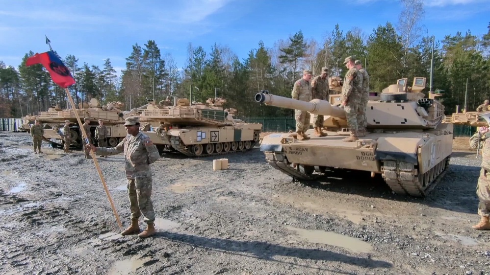 DVIDS - Video - NY Guardsman promoted atop Abrams tank while deployed ...