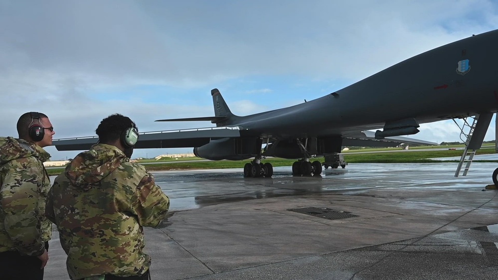 DVIDS - Video - U.S. Air Force B-1B Lancer conducts Bomber Task Force ...