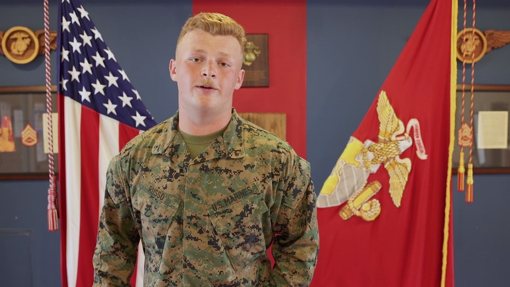 DVIDS - Video - Pfc. Samuel Russo describes experience in Command Recruiting Program