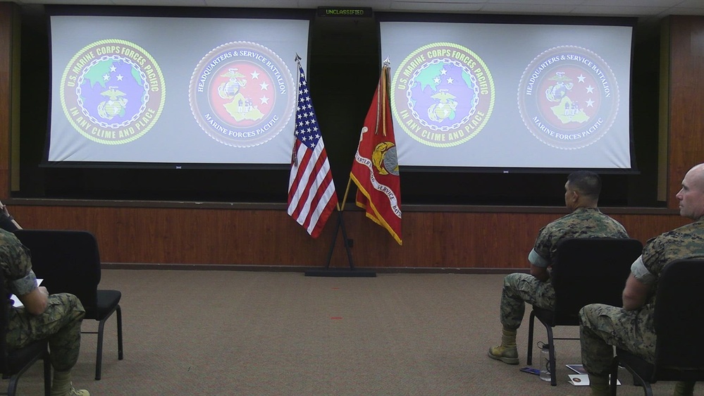 DVIDS - Video - MARFORPAC Headquarters and Service Battalion Sergeant ...