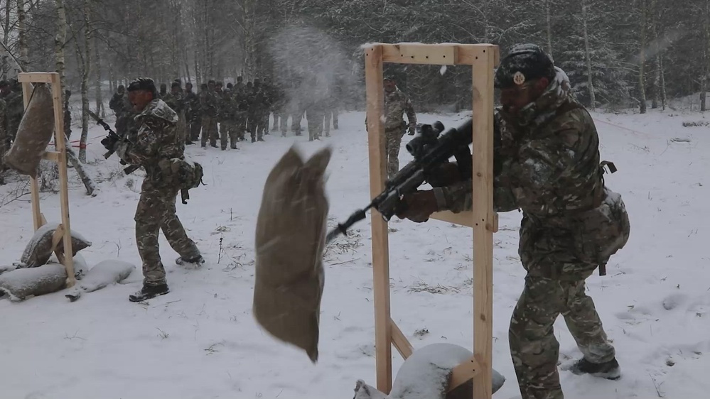DVIDS - Video - [B-roll] eFP Battle Group Poland Pierces Through the Cold
