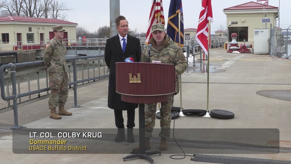 DVIDS - Video - USACE Buffalo Black Rock Lock Receives Funding