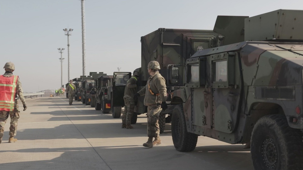 DVIDS - Video - B-Roll - 2ID Sustainment Brigade Rail Loading Operations
