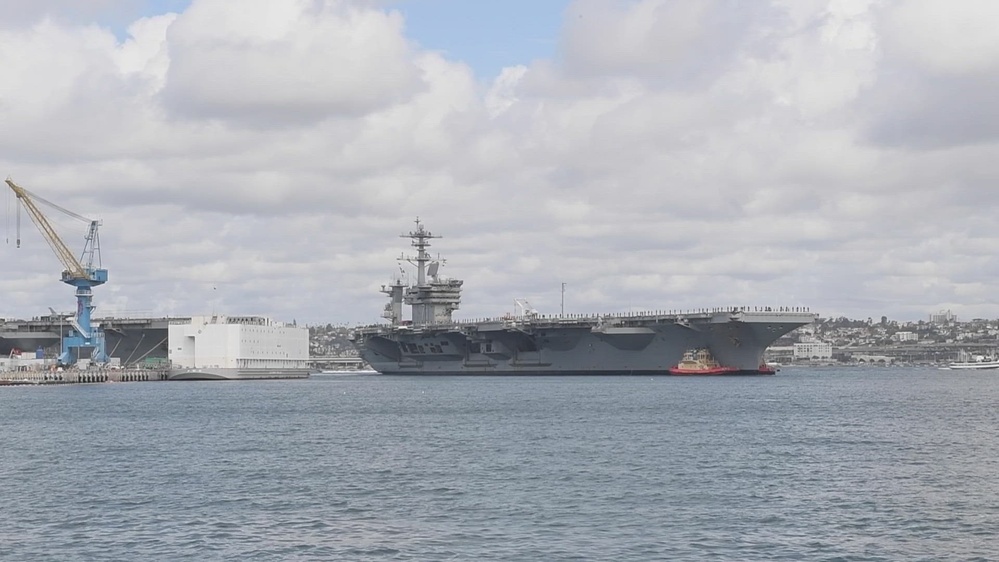 DVIDS - Video - USS Theodore Roosevelt (CVN 71) returns to Naval Air Station North Island