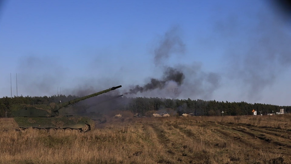 DVIDS - Video - [B-Roll] eFP Battle Group Poland’s Kings of Battle Rain ...