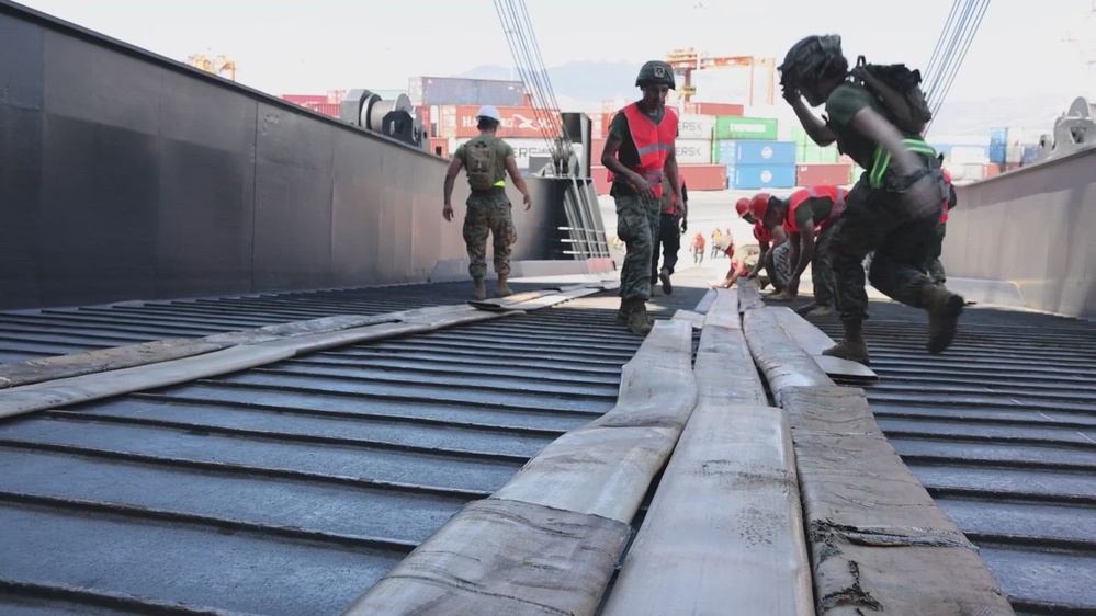 DVIDS - Video - MPF Offload in preparation for Balikatan 23