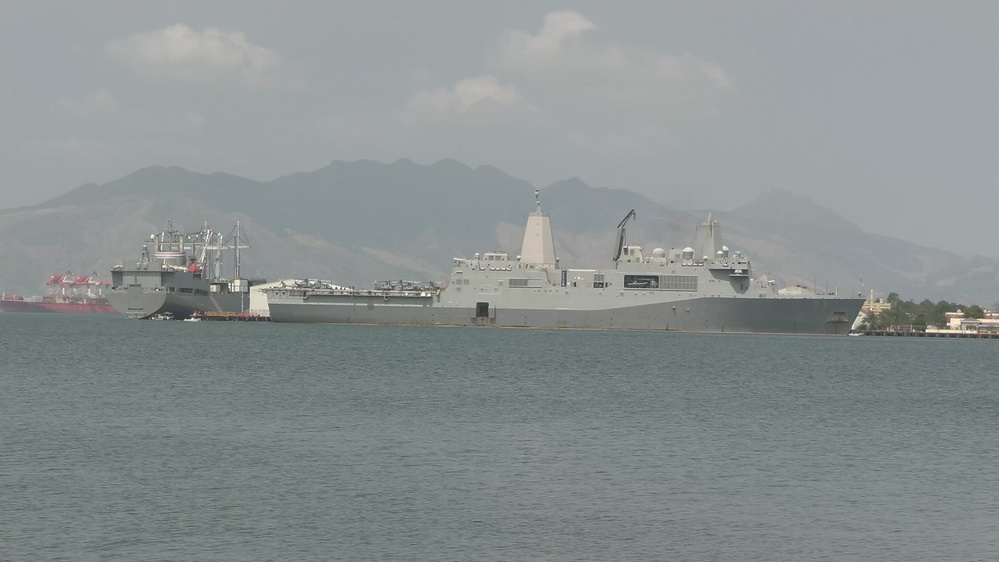 DVIDS - Video - Balikatan 23 | USS Anchorage docks at Subic Bay Global ...