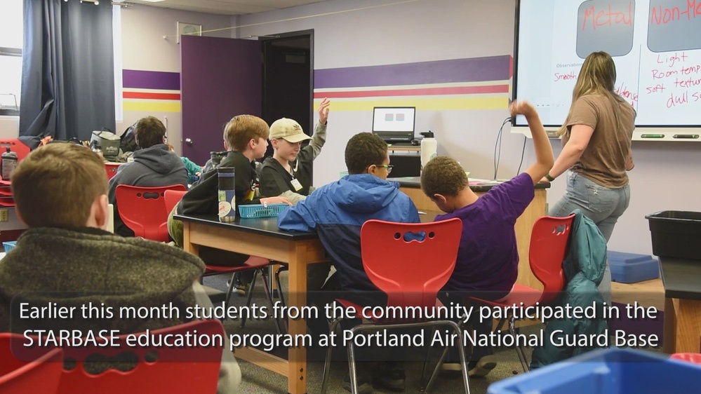 DVIDS - Video - 142nd Wing hosts local students at STARBASE Oregon