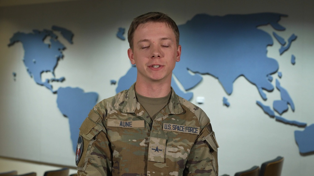 DVIDS - Video - U.S. Space Force Spc. 2 Jackson Aune Twins Shout-out