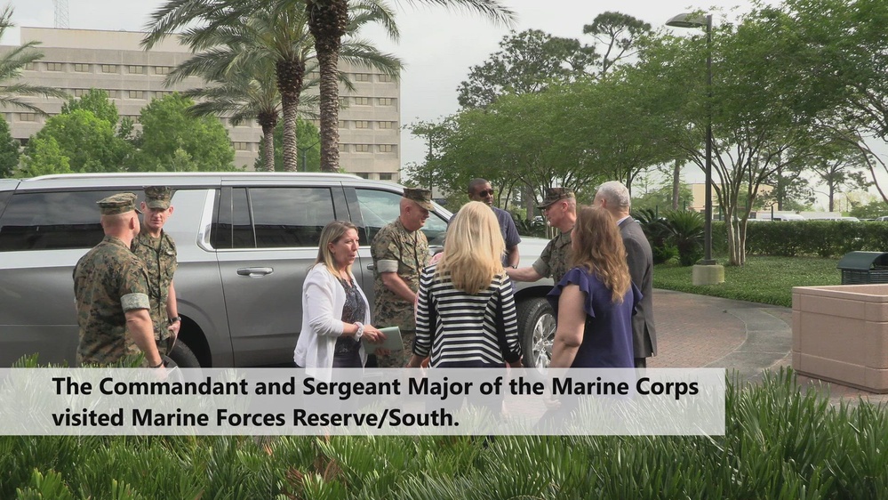 DVIDS - Video - Commandant & Sergeant Major of the Marine Corps Visit Marine Forces Reserve to ...