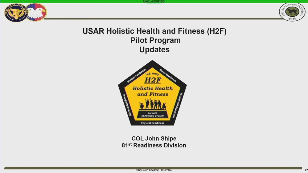 DVIDS - Video - Col. John Shipe, G3/5/7 81st Readiness Division ...