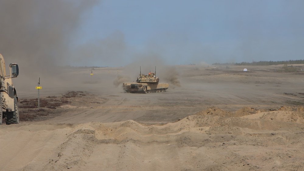 DVIDS - Video - M1A2 SEPV3 Abrams Main Battle Tank Live Fire B-Roll