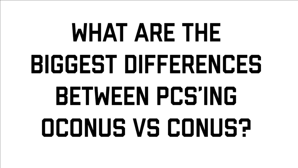 DVIDS - Video - What are the biggest differences in PCS moves OCONUS ...