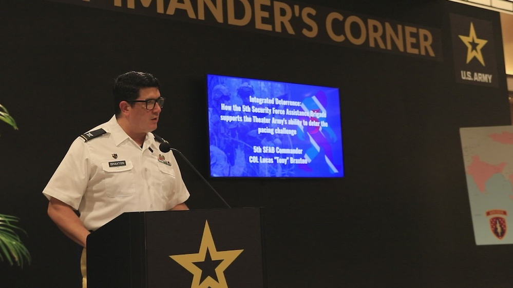 DVIDS - Video - Col. Tony Braxton Commanders Corner LANPAC 2023