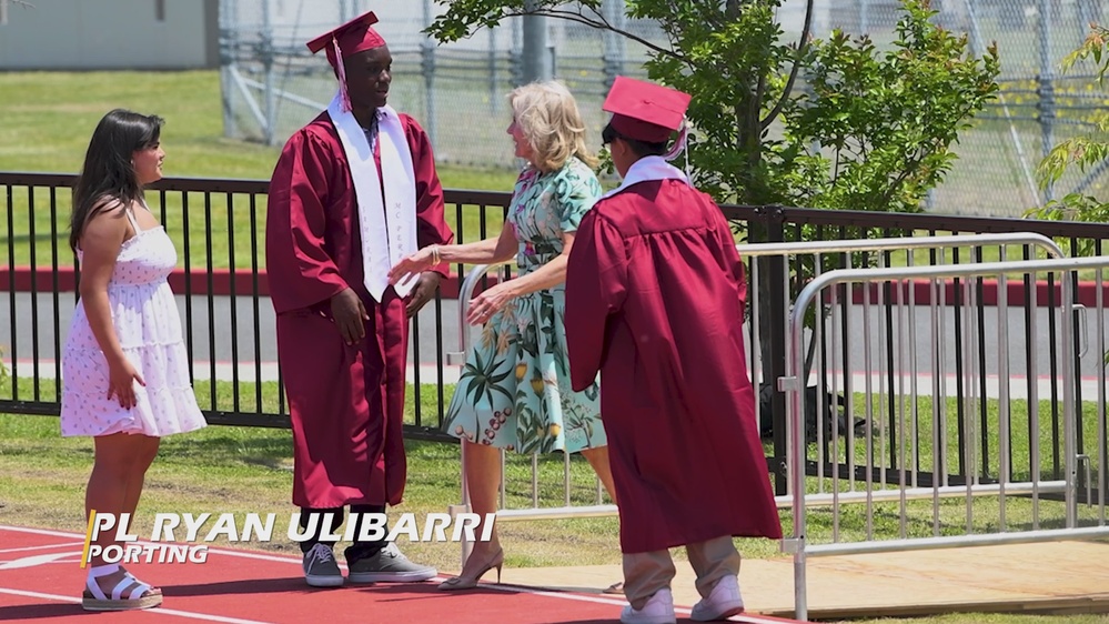 DVIDS - Video - FLOTUS Honors Graduating Class at M.C. Perry High School