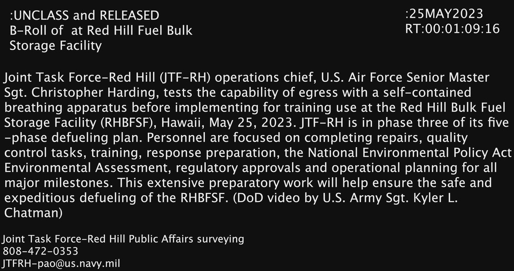 DVIDS - Video - Joint Task Force-Red Hill (JTF-RH) operations chief ...