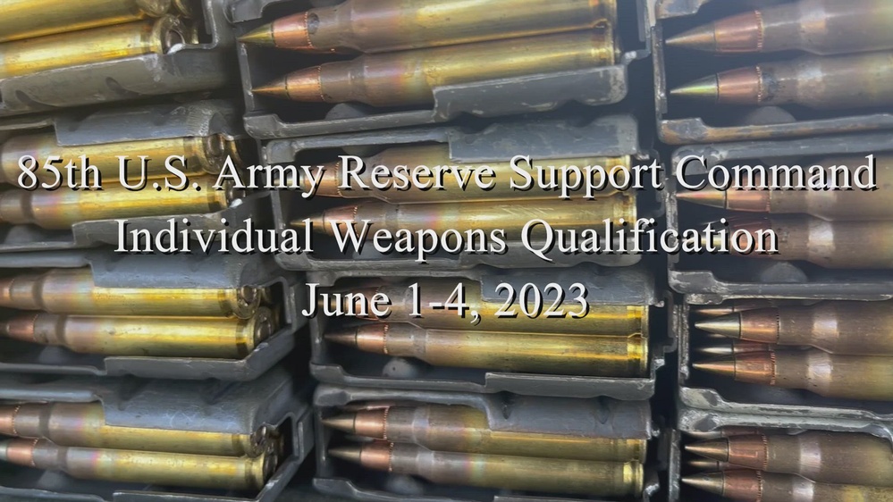 Dvids Video Hhc 85th Usarsc Conduct Individual Weapons Qualification