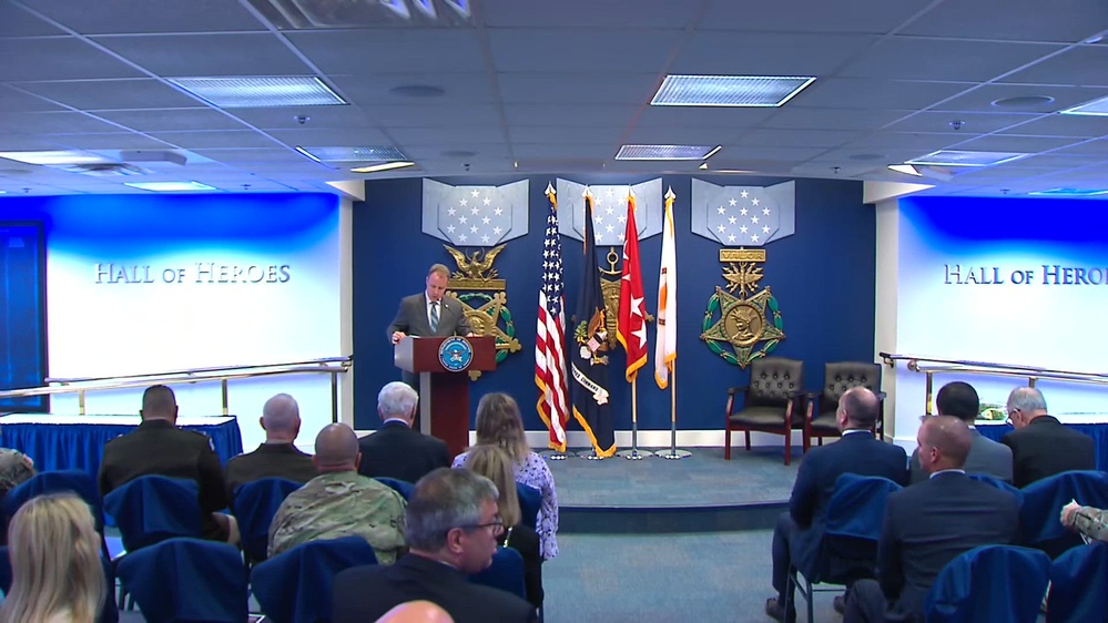 DVIDS - Video - Installation ceremony for SES T3, Mr. William Nelson as ...