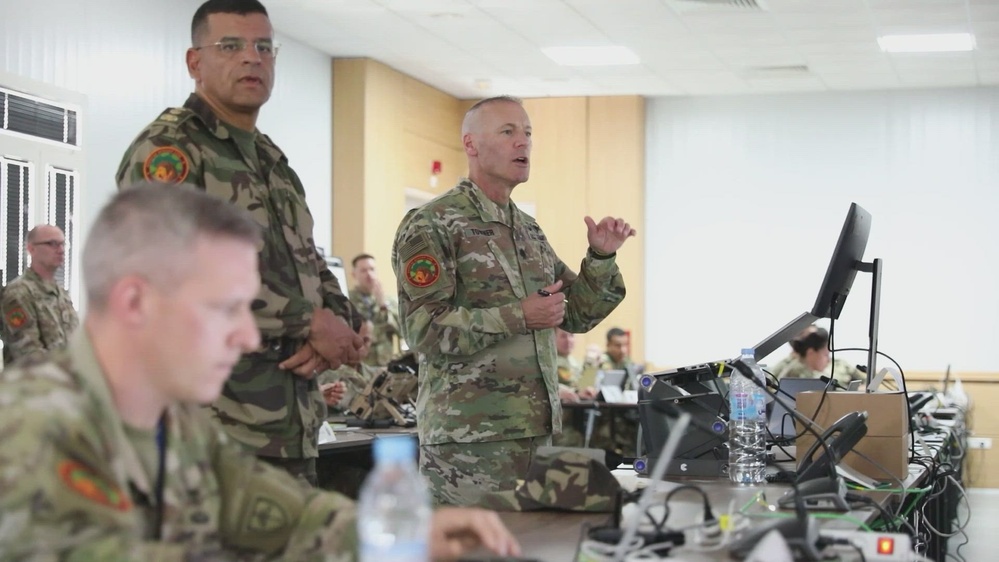 DVIDS - Video - B-Roll: Moroccan Armed Forces Personnel Participate in ...