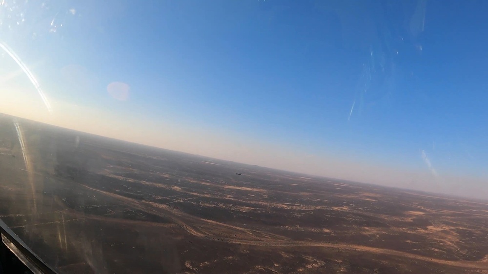 DVIDS - Video - Footage of F-16s flying over desert