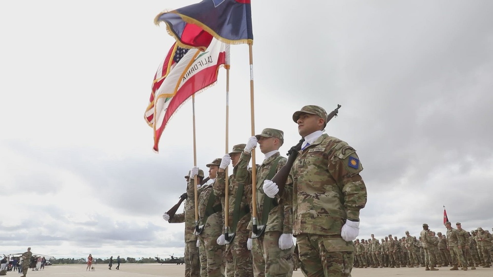 DVIDS - Video - Cal Guard's 40ID mobilizes to Middle East in historic ...