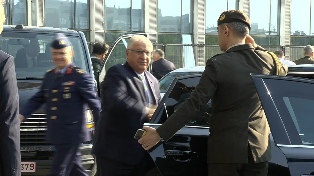 DVIDS - Video - Turkish Minister of National Defence arrives at NATO HQ ...