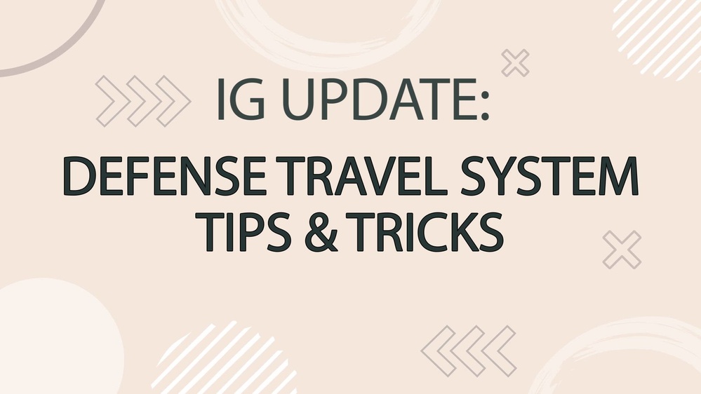 DVIDS - Video - IG Update 5 - DTS