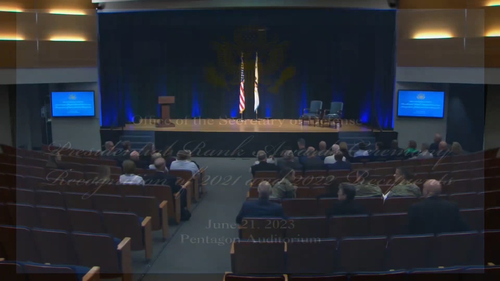 DVIDS - Video - Fourth Estate Presidential Rank Awards Ceremony