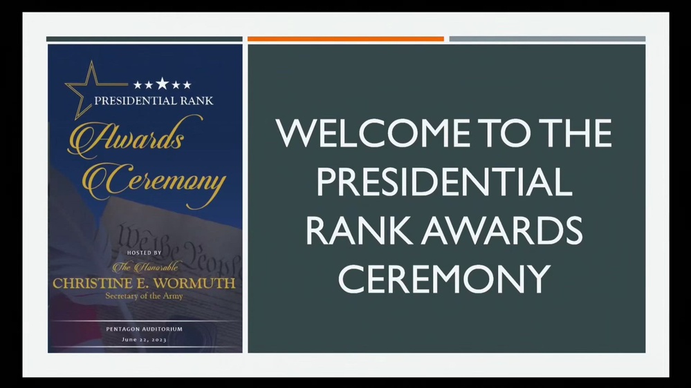 DVIDS - Video - Dept of Army Presidential Rank Awards