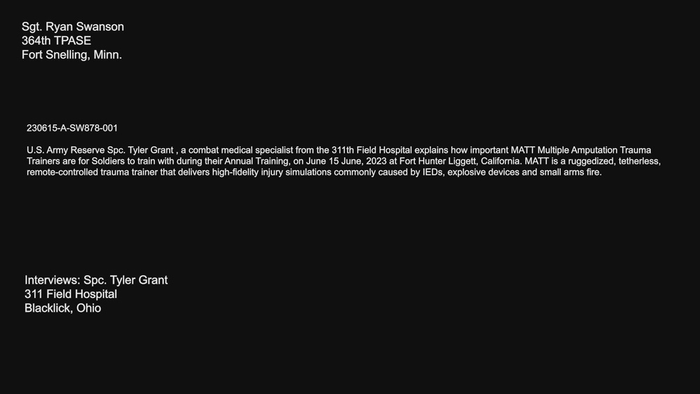 DVIDS - Video - Medical Personnel Train on Multiple Amputation Trauma ...