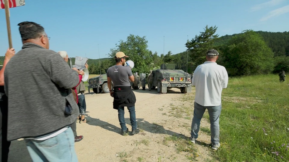 DVIDS - Video - 143rd Infantry conducts Crowd Riot Control