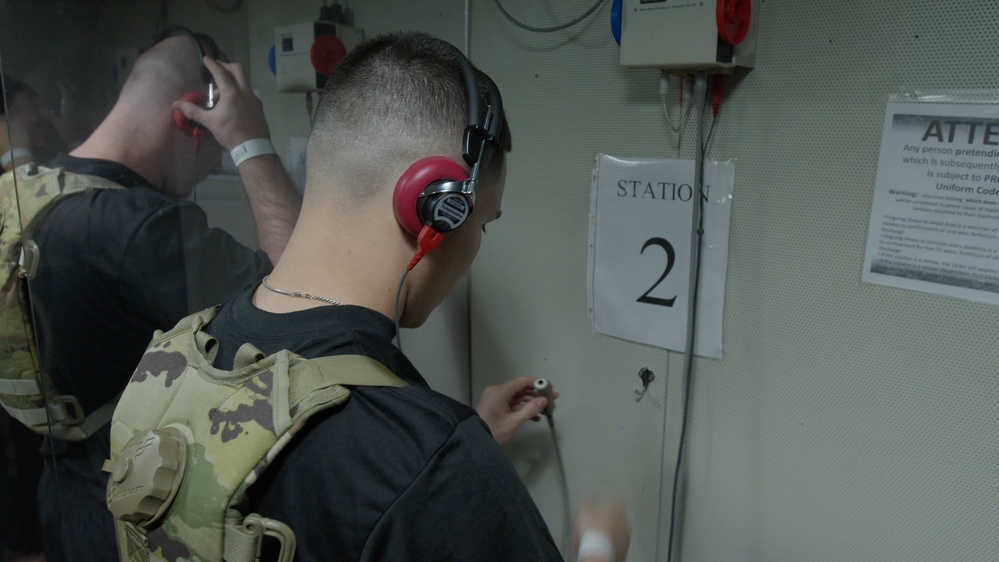 DVIDS - Video - Basic Combat Training-Hearing Test