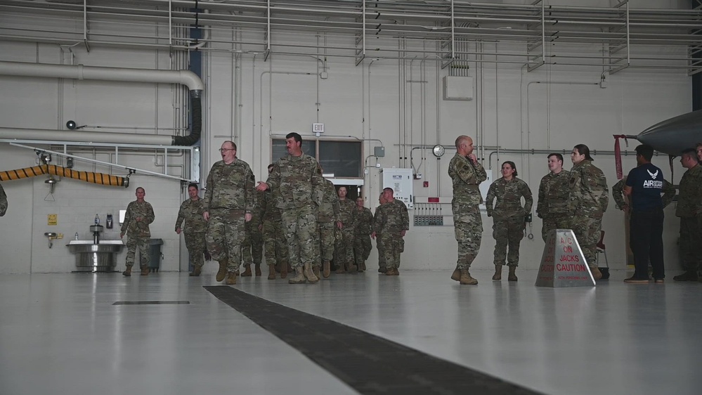 DVIDS - Video - 148th Fighter Wing unveils 75th Anniversary heritage jet