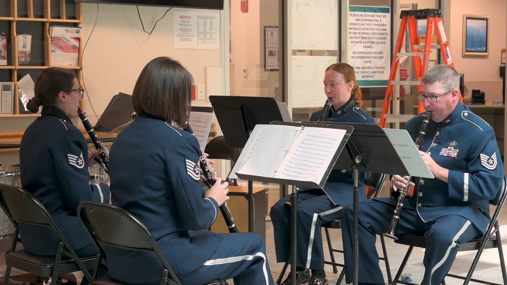 DVIDS - Video - Air National Guard Bands play at Charles George VA Hospital