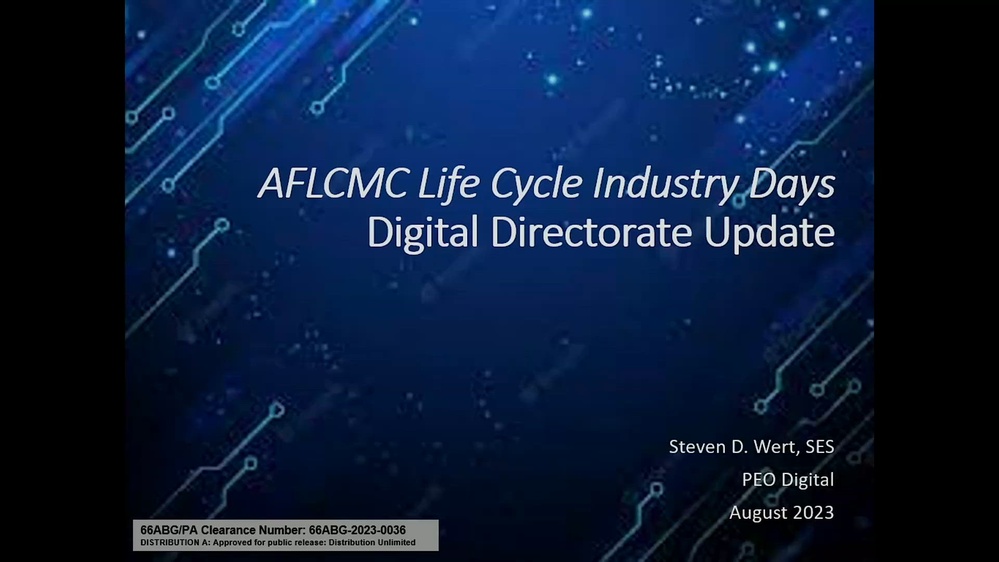 DVIDS - Video - LCID 2023 – Digital Directorate PEO Overview DVIDS - Video - LCID 2023 – Digital Directorate PEO Overview