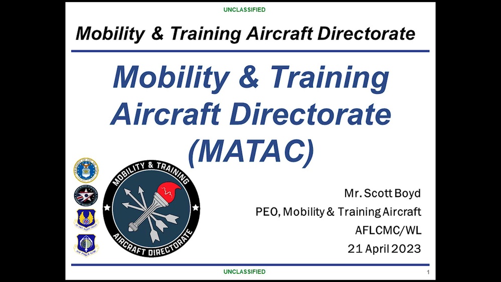 DVIDS - Video - LCID 2023 – Mobility & Training Aircraft Directorate ...