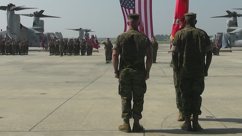 DVIDS - Video - Marine Aircraft Group 26 change of command ceremony (B-Roll)