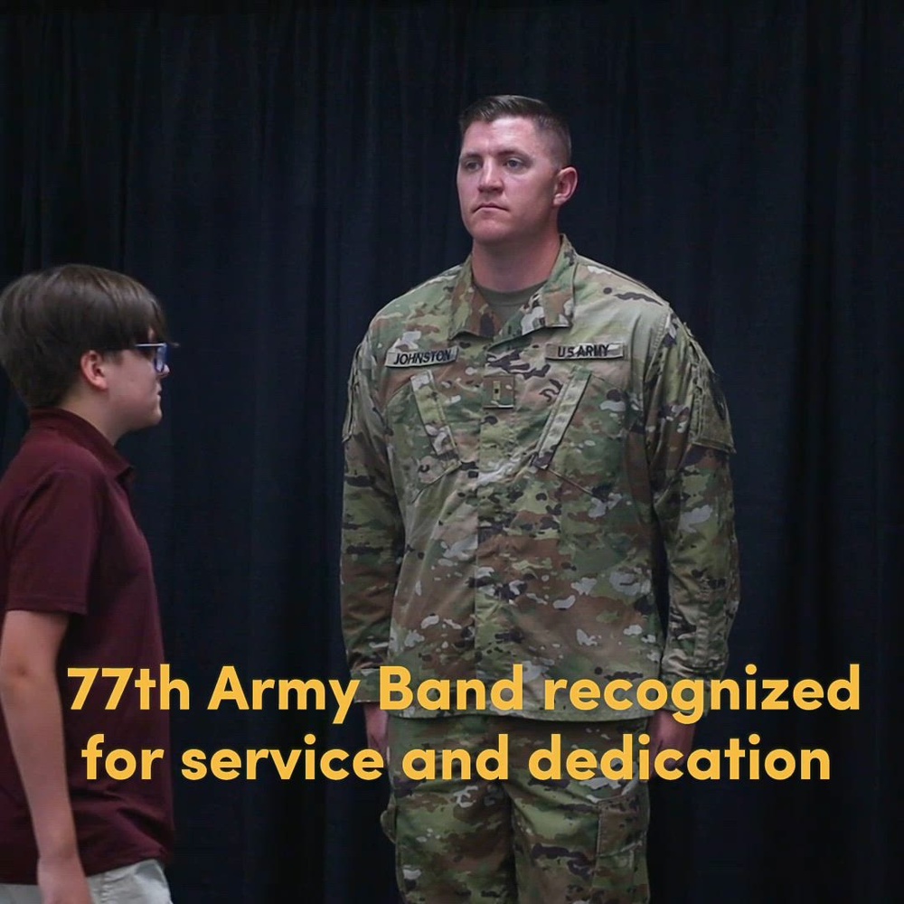 DVIDS - Video - 77th Army Band recognized for service and dedication
