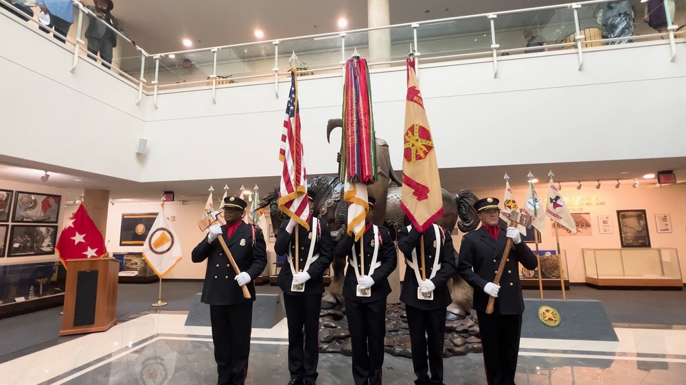 DVIDS - Video - U.S. Army Garrison-Fort Cavazos Change of Command Ceremony 2023: Passing the guidon