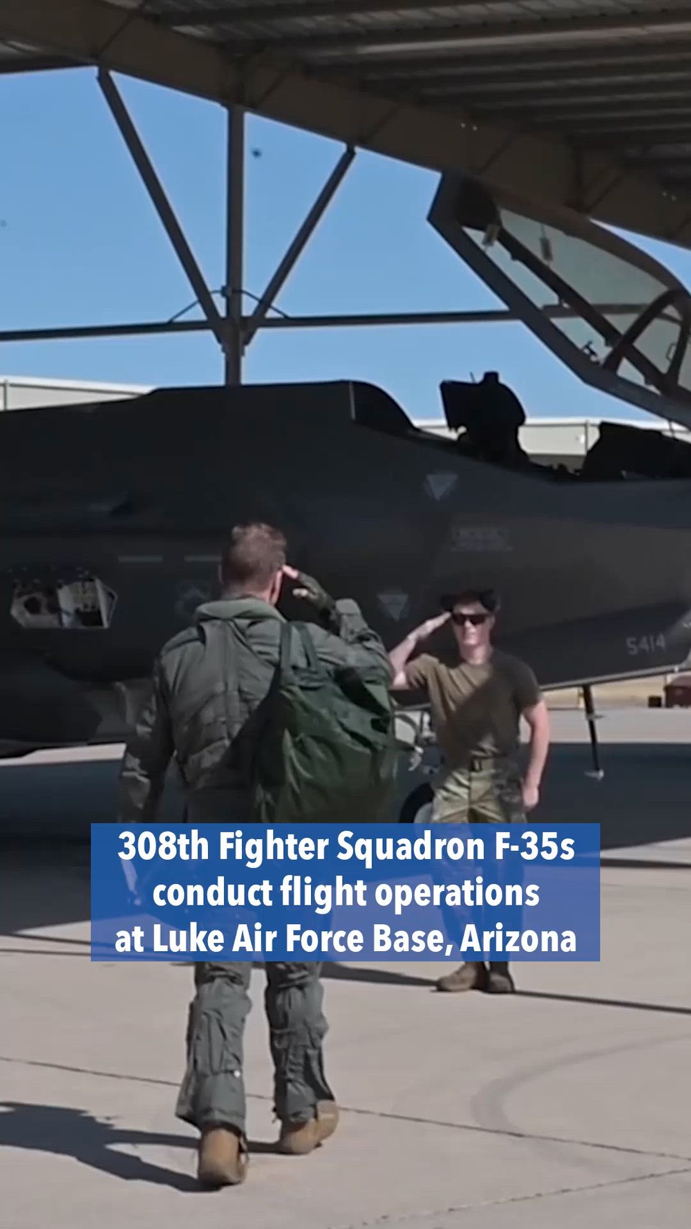 DVIDS - Video - 308th Fighter Squadron F-35s conduct flight operations ...