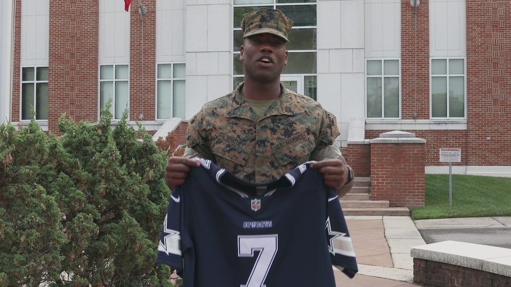 DVIDS - Video - Sgt. Freeman Whitley- Dallas Cowboys Football
