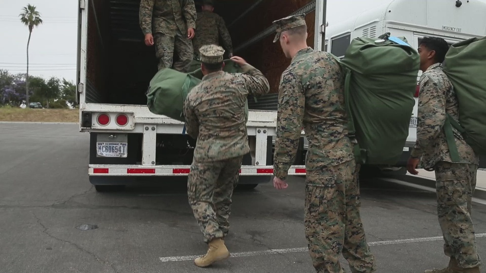 DVIDS - Video - B-Roll: U.S. Marines with 1st Marine Division travel to ...