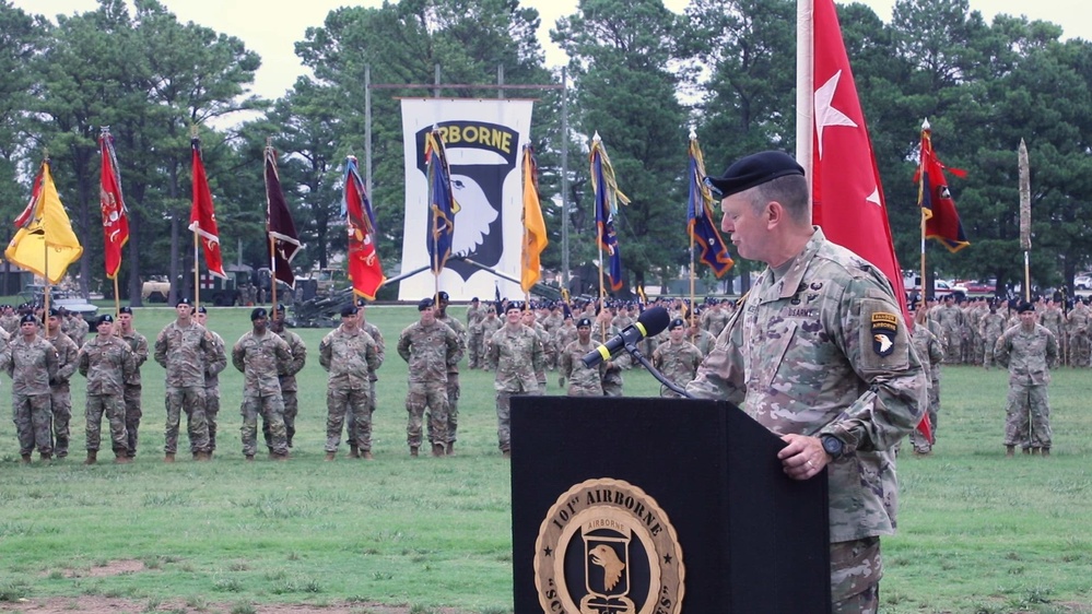 DVIDS - Video - 101st Airborne Division (Air Assault) Change of Command