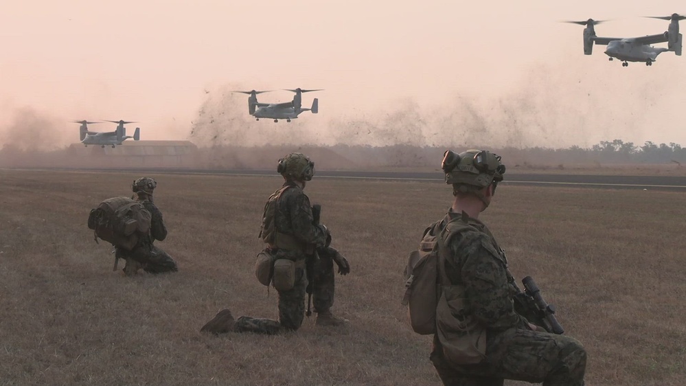 DVIDS - Video - B-Roll: MRF-D secures RAAF Base Scherger during ...