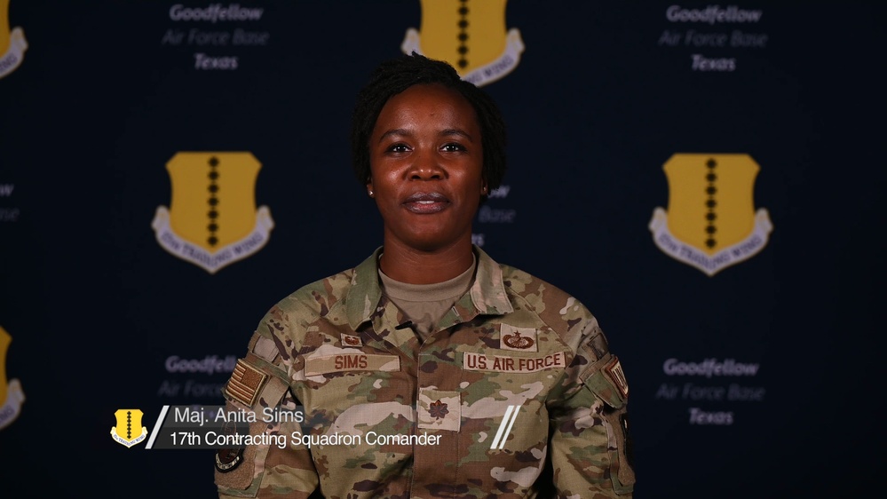 DVIDS - Video - Introducing Maj. Sims, 17th CONS Commander