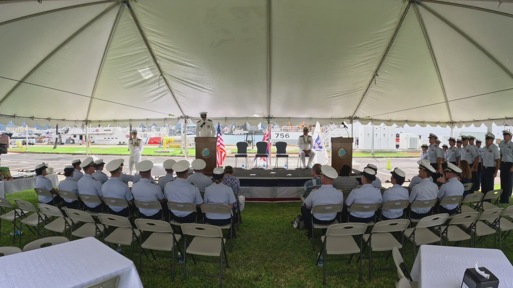 DVIDS - Video - U.S. Coast Guard Cutter Joseph Gerczak Change of ...
