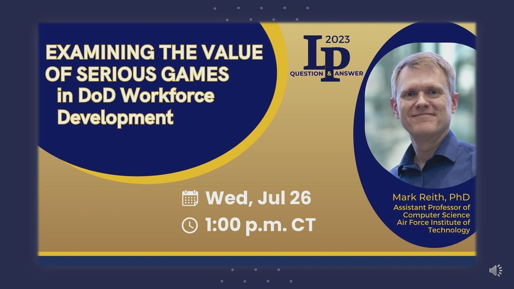 DVIDS - Video - LP Question & Answer 26 July 2023 featuring Dr. Mark ...