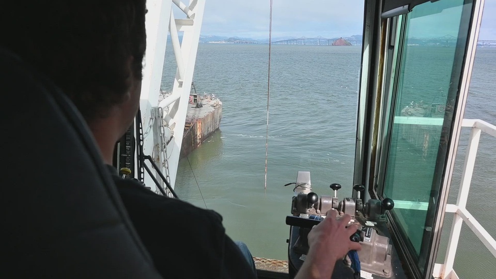 DVIDS - Video - Dredge Crane Operator Cody dredges Richmond Harbor