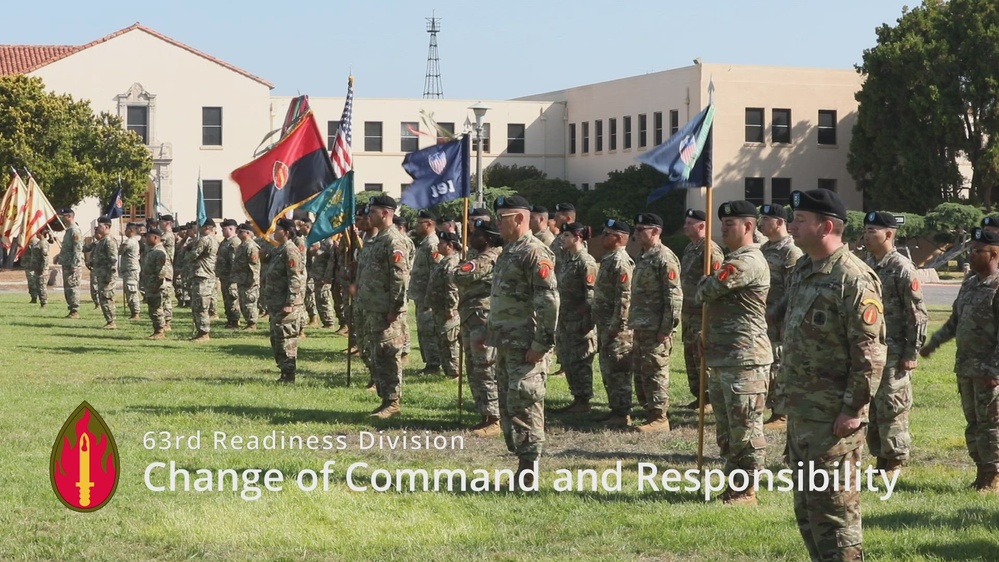 DVIDS - Video - 63rd Readiness Division Change of Command